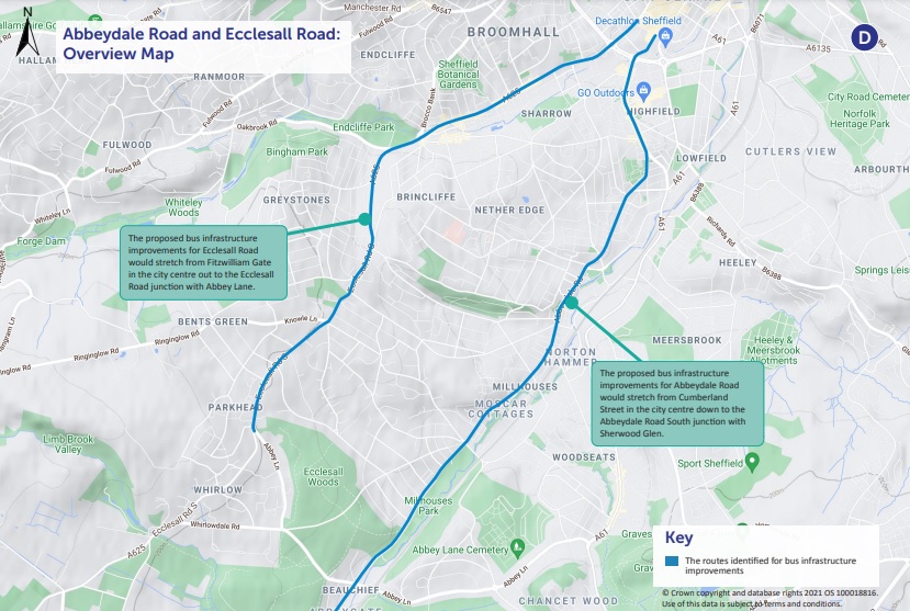 Abbeydale Road and Ecclesall Road Connecting Sheffield schemes – Cycle ...